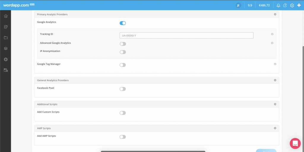 Website Manager to manage all your sites from one dashboard